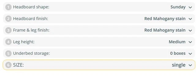 SINGLE BED FRAME 90 cm x 190 cm £260.70 - PicClick UK