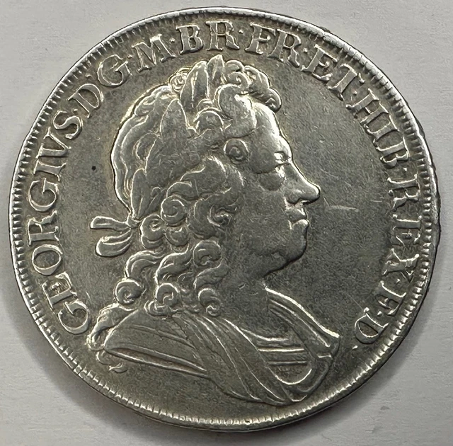 1723 KING GEORGE I South Sea Company SSC Silver Crown £1,250.00 ...