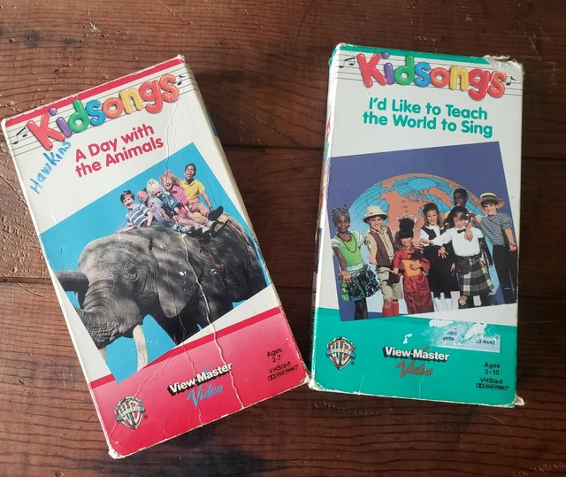 KIDSONGS VHS I'D Like to Teach the World to Sing View Master Video $16. ...