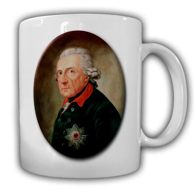 FRIEDRICH DER GROSSE Alter Fritz Preußen Kurfürst Army Kaffee Tasse ...