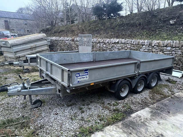 IFOR WILLIAMS 14 Ft Drop Side Trailer C/w Ramps £3,831.70 - PicClick UK