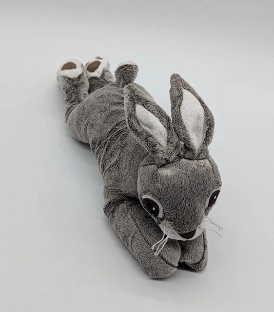 NEW IKEA VANDRING Hare Plush Soft Stuffed Animal Gray White Toy 17" £13 ...