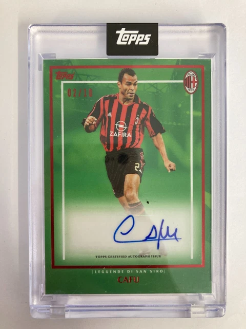TOPPS AC MILAN 125 Anniversario 2024-2025 Cafu Ac Milan Autograph 2/10 ...