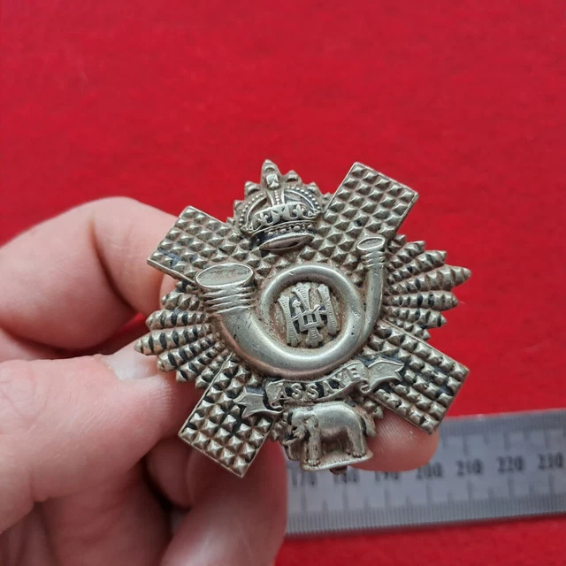 WW1 BRITISH HIGHLAND Light Infantry Regiment Glengarry Cap Badge Line ...