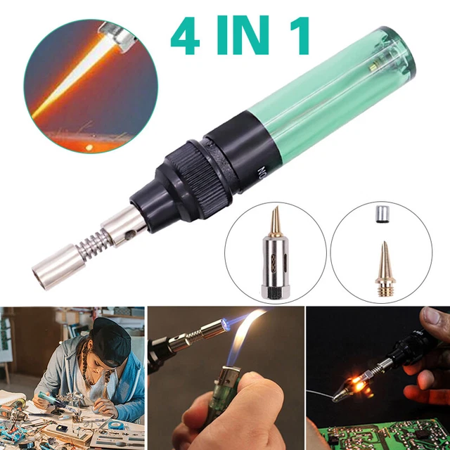 MINI GAS BLOW Torch Soldering Butane Cordless Welding Pen Burner Gas ...