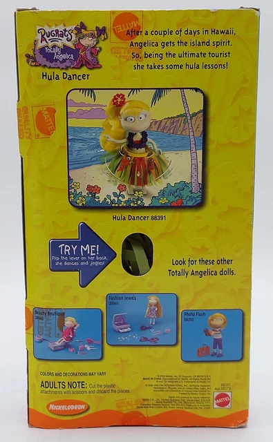 NICKELODEON RUGRATS TOTALLY Angelica Hula Dancer Dolls / Mattel 88391 ...