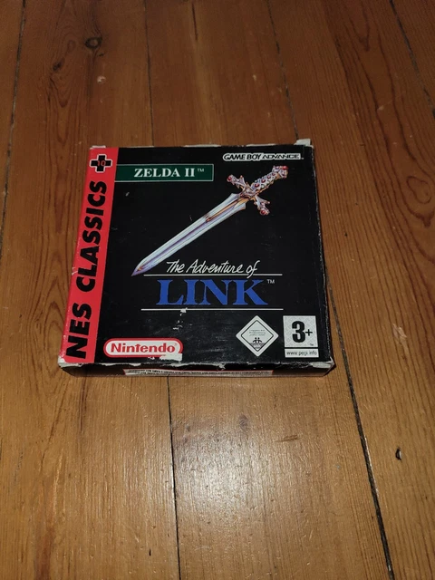 ZELDA II 2 The Adventure of Link NES Classics Nintendo Gameboy Advance ...