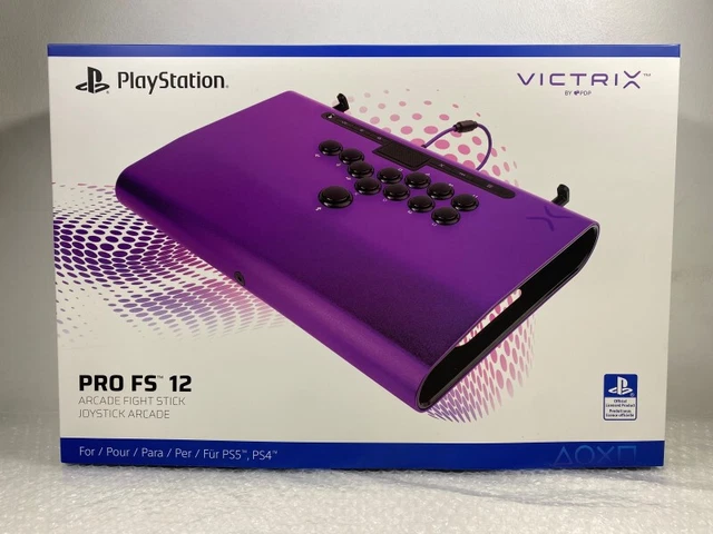 FIGHTSTICK VICTRIX PRO Fs 12 (Violet- Purple) (Leverless Stick) Ps4/Ps5 ...