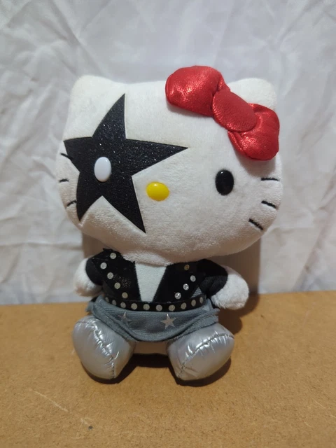 RARE HELLO KITTY 6 Inch Plush dressed as The Star Child from Kiss (Paul ...