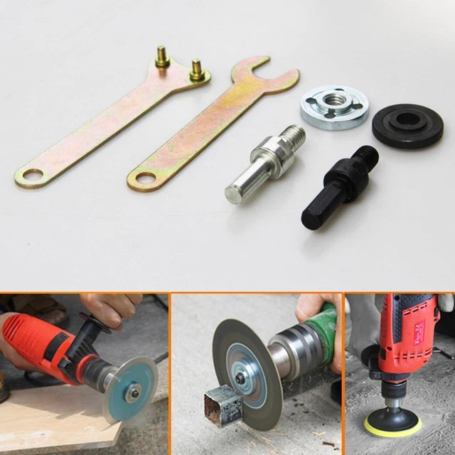 ADAPTER ACCESSORIES ANGLE Grinder Connecting Rod Adapter Drill Lot Electric G7U0 £5.63 - PicClick UK