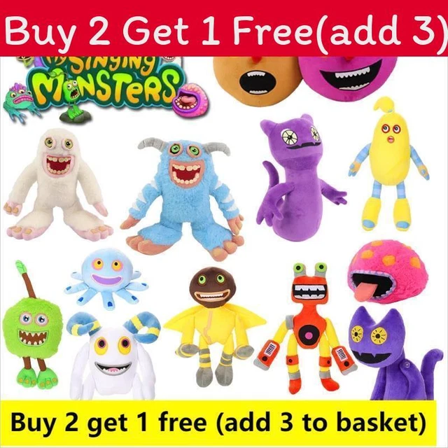 MY SINGING MONSTERS Plush Rare Mammott Maw Plush Toy Soft Doll Kid ...