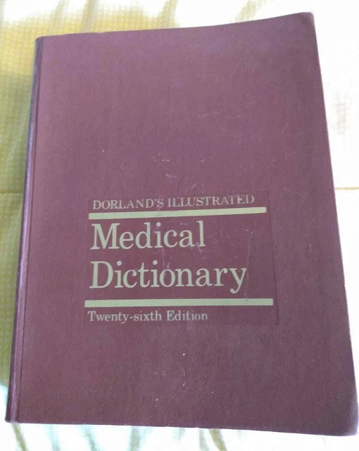 DORLANDS ILLUSTRATED MEDICAL Dictionary, 26th edition $0.99 - PicClick