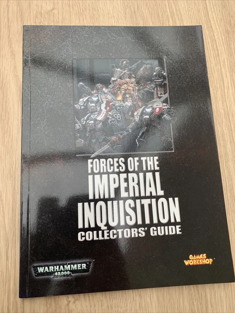 WARHAMMER 40K FORCES Of The Imperial Inquisition Collectors Guide Games ...