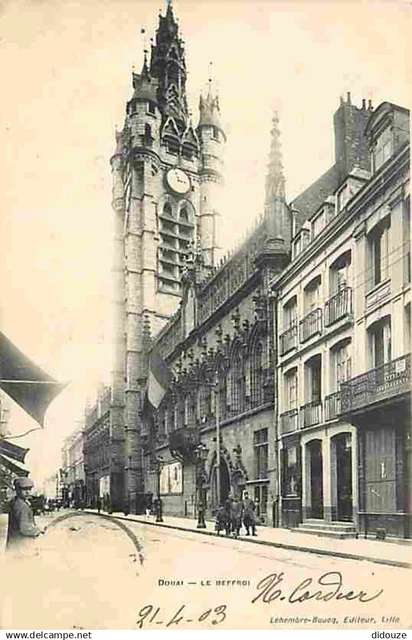 59 - DOUAI - Le Beffroi - Animé - CPA - Voir Scans Recto-Verso EUR 3,00 ...