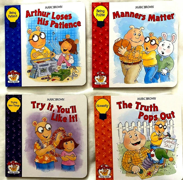PBS KIDS ARTHUR the Aardvark Mini Board Books by Marc Brown YOUR CHOICE ...