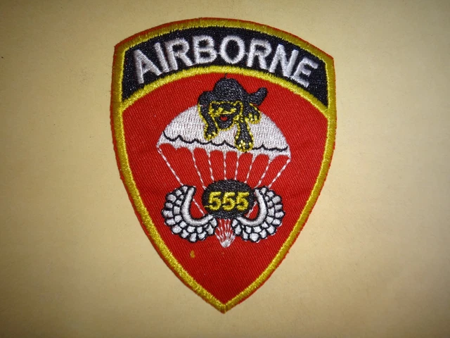 ÉTATS-UNIS ARMÉE 555TH Parachute Infanterie Bataillon Airborne Brassage ...