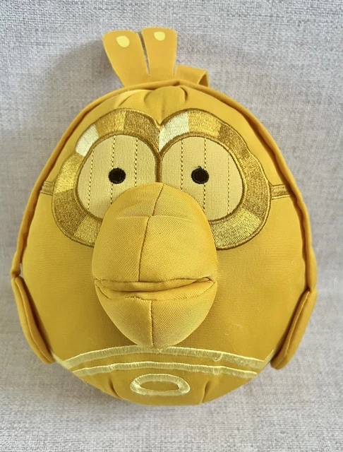 ANGRY BIRDS C3PO Soft Toy Star Wars Plush Teddy 8” Space Gold Robot ...