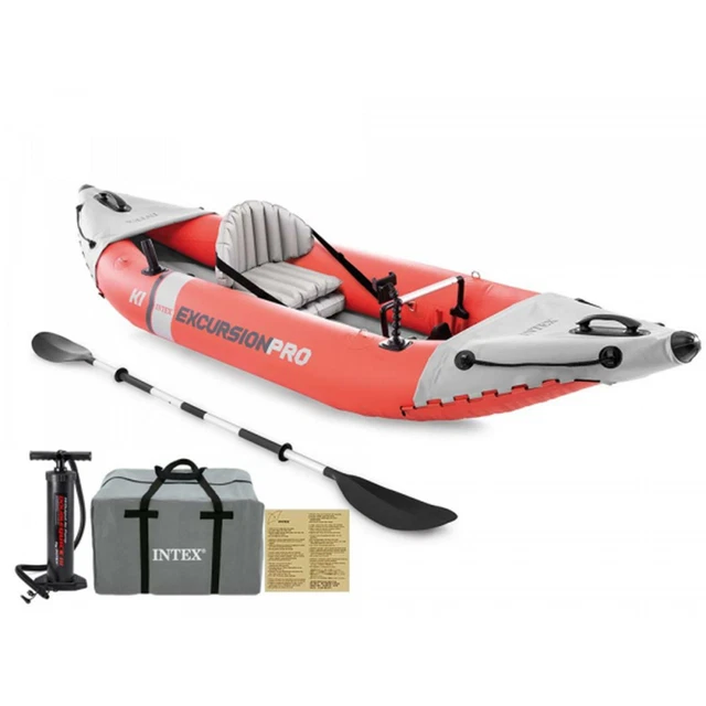 INTEX 68303 CANOA K1 Excursion Pro con Pompa e Remi EUR 184,99 ...