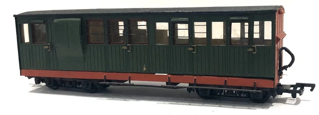 7MM/O-16.5 KIT BUILT Brass Unliveried Narrow Gauge Push Pull Coach 001 ...