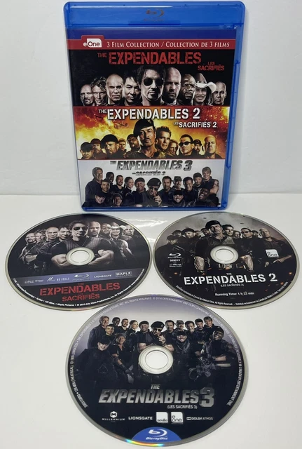THE EXPENDABLES TRILOGY (Bluray, Sylvester Stallone, Jason Statham, OOP ...