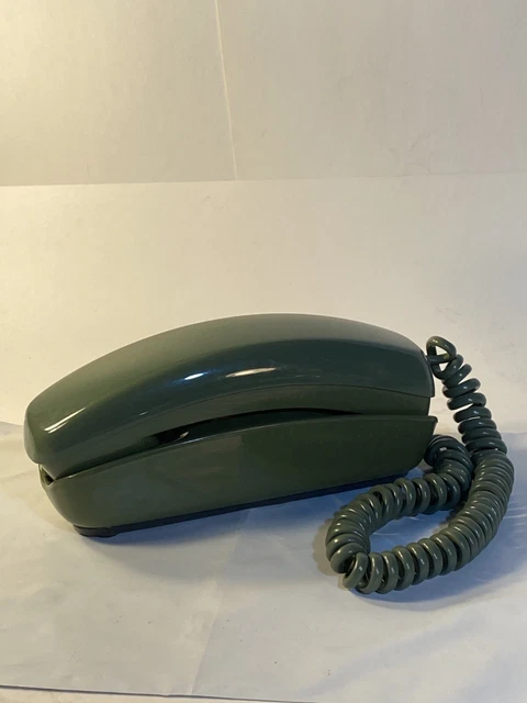BELL TRIMLINE PHONE Two Tone Avacado Push Button Desktop 1974 £23.10 ...
