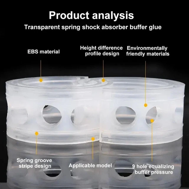 CAR BUFFER SHOCK Absorber Car Spring Buffers Coil Urethane Rubber ...