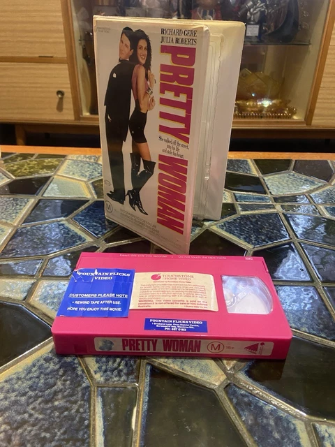 PRETTY WOMEN VHS Ex Rental Clamshell Rare Pink Video Tape $60.00 ...
