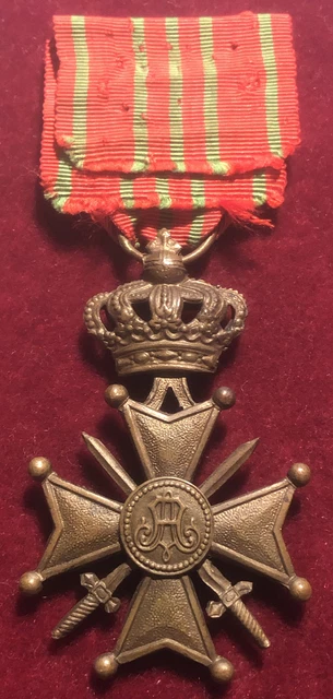 BELGIUM WW1 CROIX DE GUERRE War Cross MEDAL Army Military EUR 34,99 ...