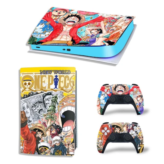 ONE PIECE SONY PS5 Playstation 5 Digital Skin autocollant stickers film ...