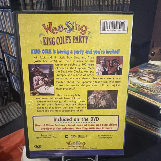 WEE SING KING Cole's Party (DVD, 1987) Brand New Sealed $20.00 ...