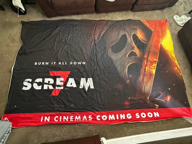SCREAM 7 PANAFLEX Movie Poster 2M x 3M £156.70 - PicClick UK