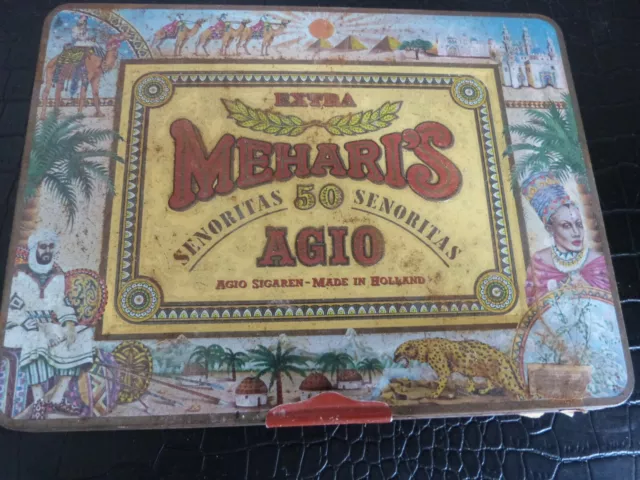 ANCIENNE BOITE TOLE de cigares meharis EUR 15,00 - PicClick FR