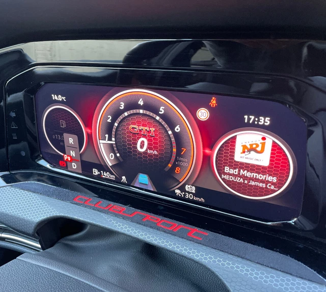 GOLF 8 GTI Clubsport R 1 Front Speedometer Logo Clubsport MK8 45 CD £33 ...