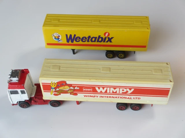 LOT CORGI 1 camion VOLVO WIMPY+1 remorque WEETABIX EUR 1,00 - PicClick FR