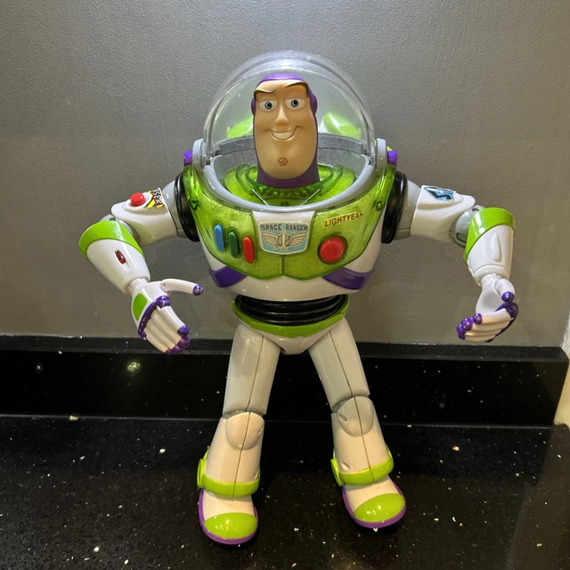 DISNEY PIXAR TOY Story Power Up Buzz Lightyear Talking Light Up Chest ...