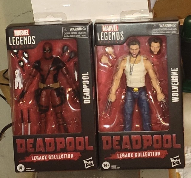 HASBRO MARVEL LEGENDS Deadpool Legacy Collection Deadpool Wolverine ...