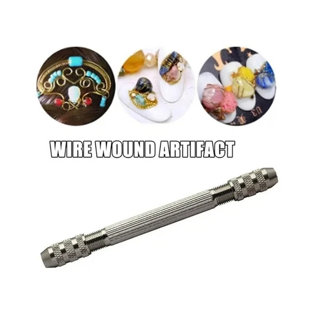 DOUBLE END PIN Vise Hand Chuck + Micro Twist Drill Bit Jewelry Watch ...