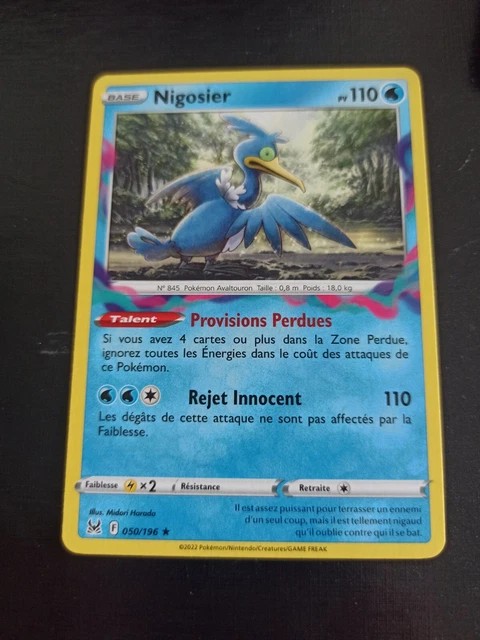 CARTE POKÉMON NIGOSIER 050/196 Rare EB11 Origine Perdue NEUF EUR 1,00 ...
