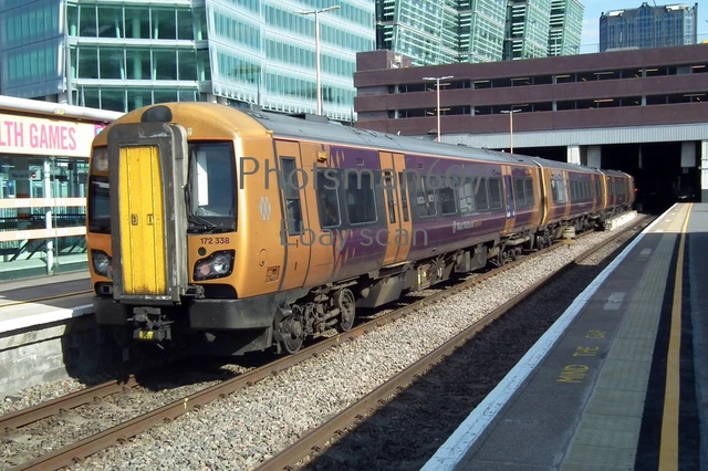 CLASS 172 172338, 3 car DMU. in West Midlands Trains at Birmingham Snow ...