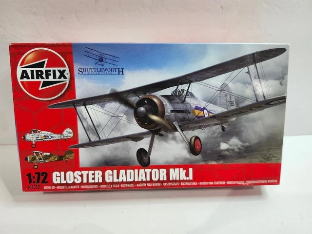 AIRFIX 1/72 GLOSTER Gladiator Mk.1 $15.00 - PicClick CA
