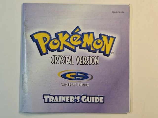 POKÉMON CRYSTAL VERSION Trainer's Guide (Nintendo Game Boy Color ...