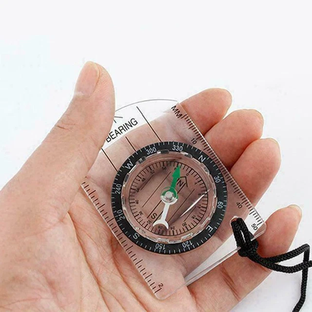 SCOUTS MILITARY COMPASS Scale Ruler Baseplate Mini 2024 For Hiking ...