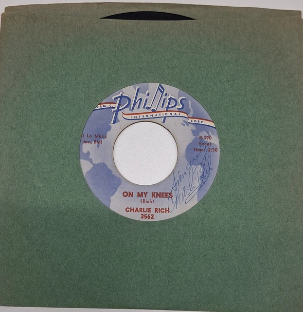 SUN RECORD / Phillips Charlie Rich signiert signed autographed EUR 150 ...