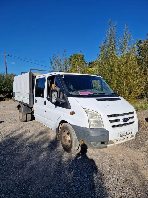 FORD TRANSIT CREW Cab Tipper Arb Body 11 Months MOT £3,300.00 - PicClick UK