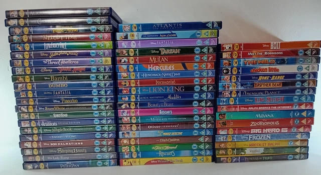 56X WALT DISNEY Animated Classics Golden Oval Collection DVDs ( Film 1 ...