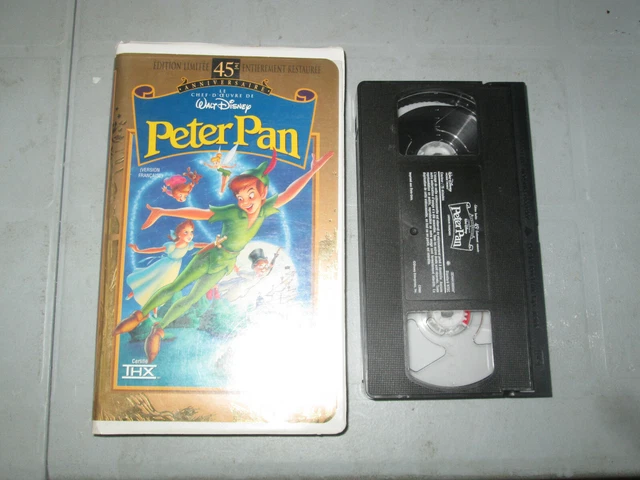 PETER PAN - 45th Anniversary (VHS)(French) Tested Clamshell EUR 3,76 ...