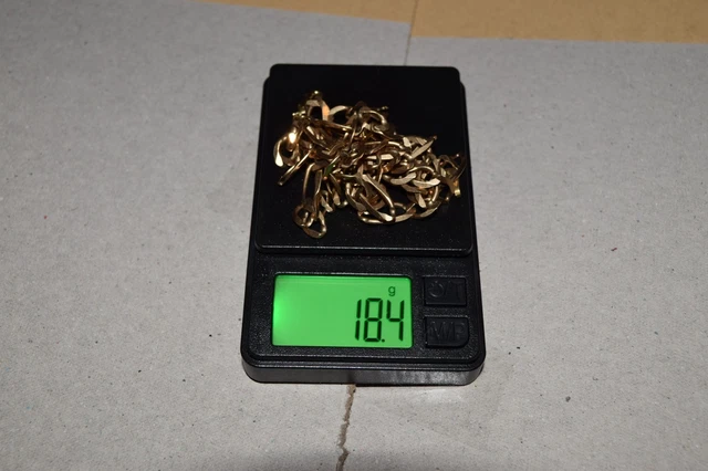 NECKLACE CHAIN , Yellow Gold 9ct Scrap Or Repair 18g Broken £460.20 ...