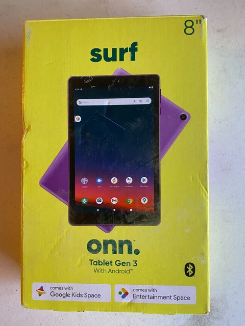ANDROID TABLET ONN TBPRP100071483 8" Gen3 2Gb RAM 32Gb WiFi Purple New ...