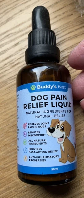 DOG PAIN RELIEF Liquid - Natural, Fast-Acting Formula for Joint Pain ...