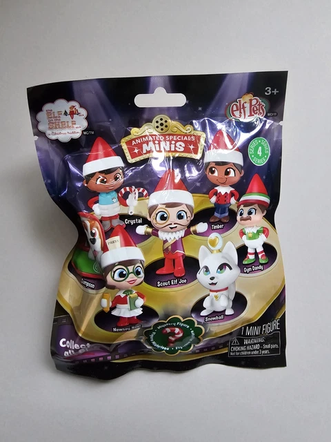 2023 ELF ON The Shelf Elf Pets Animated Specials Mystery Mini Blind Bag ...